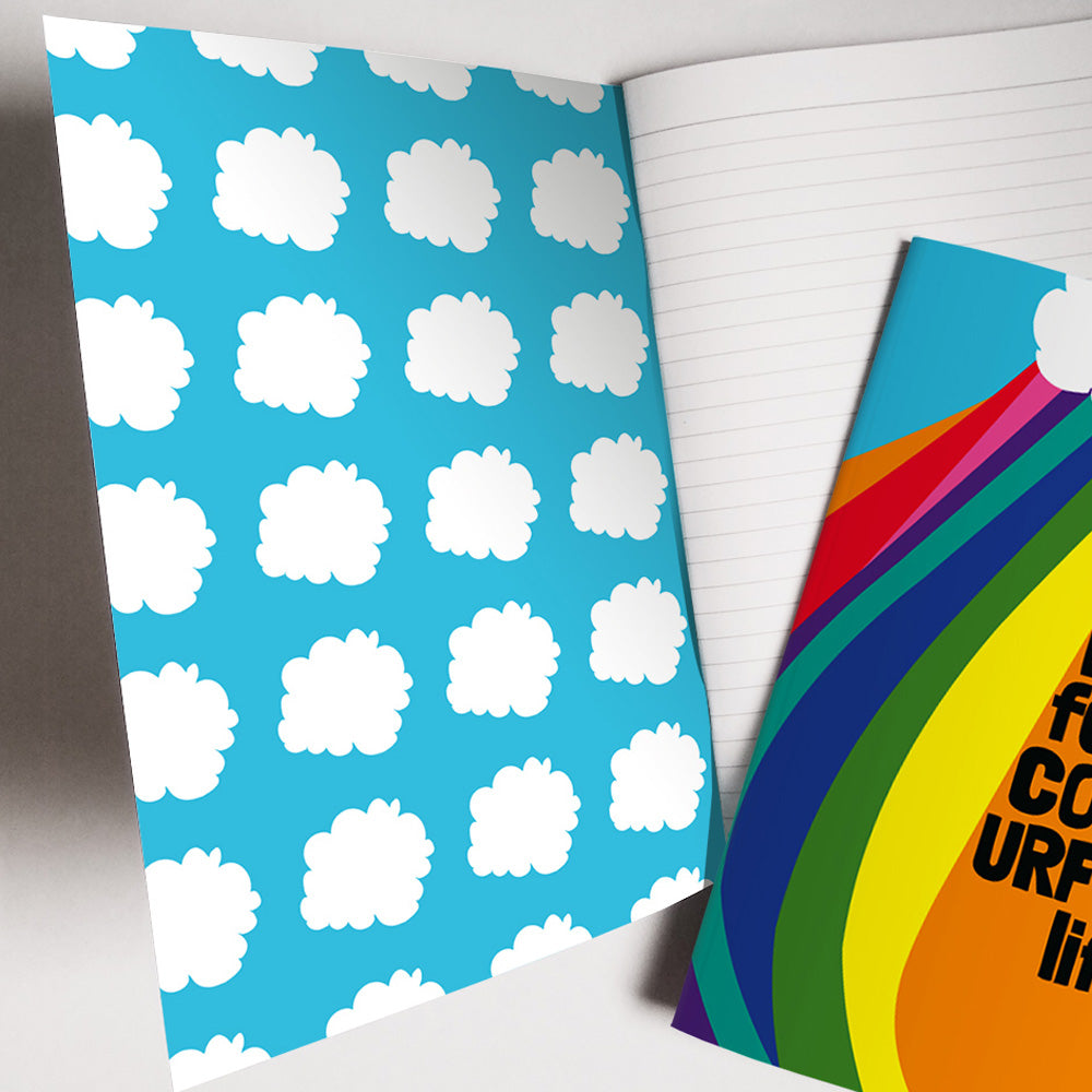 A5 colourful notebook to write all your dreams in | Filthy Soup